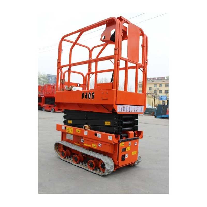 Tracked self-propelled platform